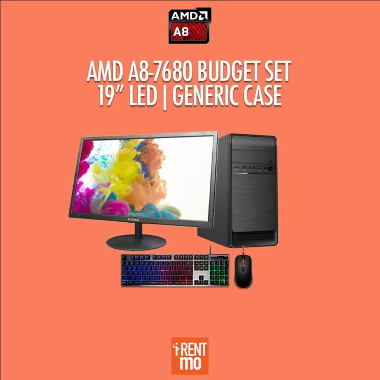 AMD A8 7680 PC Set with 19" LED and Generic Case - Buy, Rent, Pay in ...