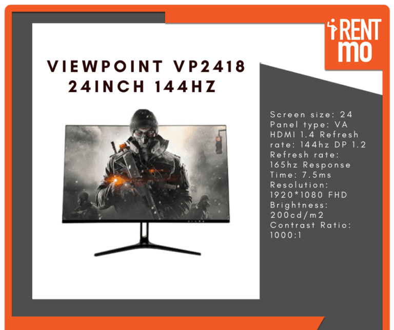 Viewpoint VP2418 24inch 144hz Curve Gaming Monitor - Buy, Rent, Pay in ...