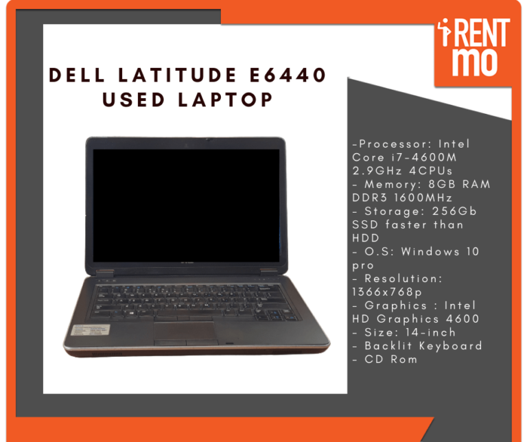 Dell Latitude E6440 i7 Haswell 4th gen - Used Laptop - Buy, Rent, Pay in Installments