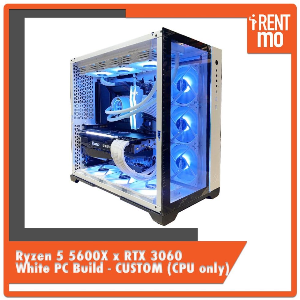 Ryzen 5 5600X x RTX 3060 - Custom White Gaming PC Build (CPU Only ...