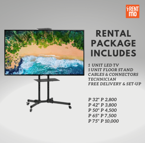 LED TV RENTALS WITH STAND - Buy, Rent, Pay in Installments